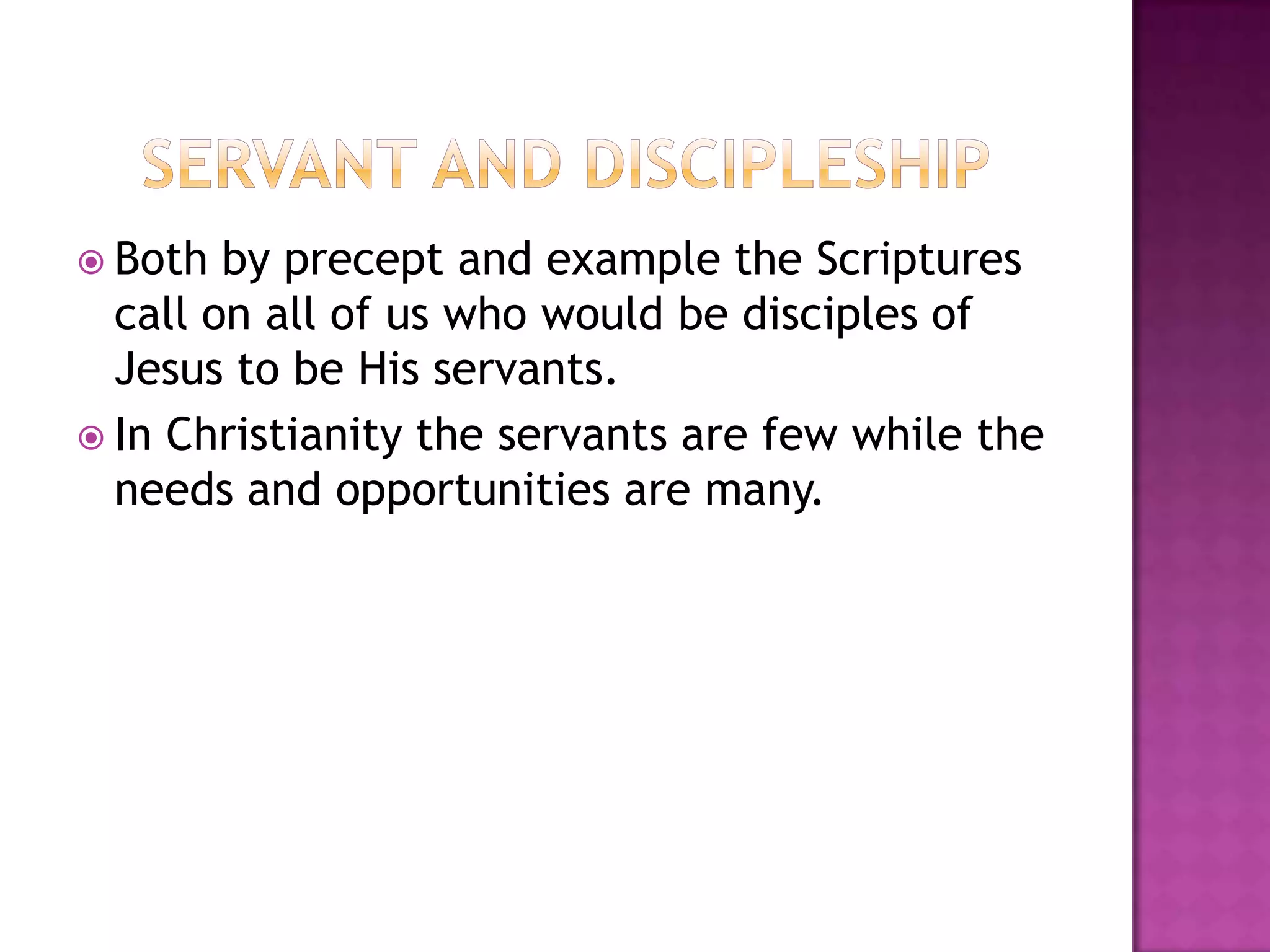 Discipleship lesson 10 | PPTX