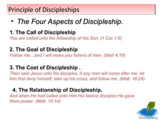 Eclesiology Part 3 - Discipleship 1 - The Call of discipleship | PPT