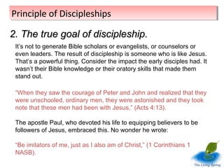 Eclesiology Part 3 - Discipleship 1 - The Call of discipleship | PPT