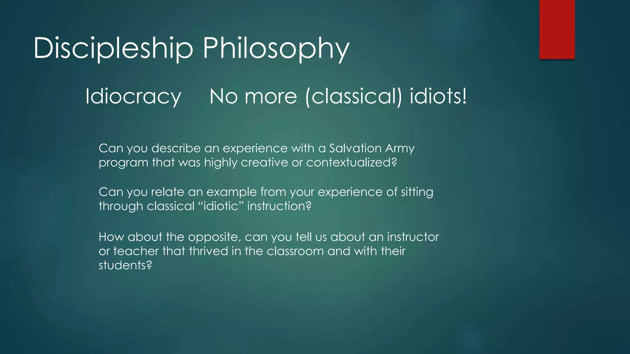 Discipleship Training | PPT