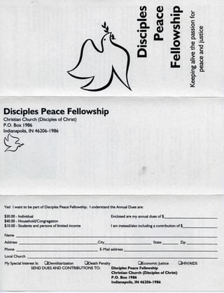 Disciples peacefellowship | PDF