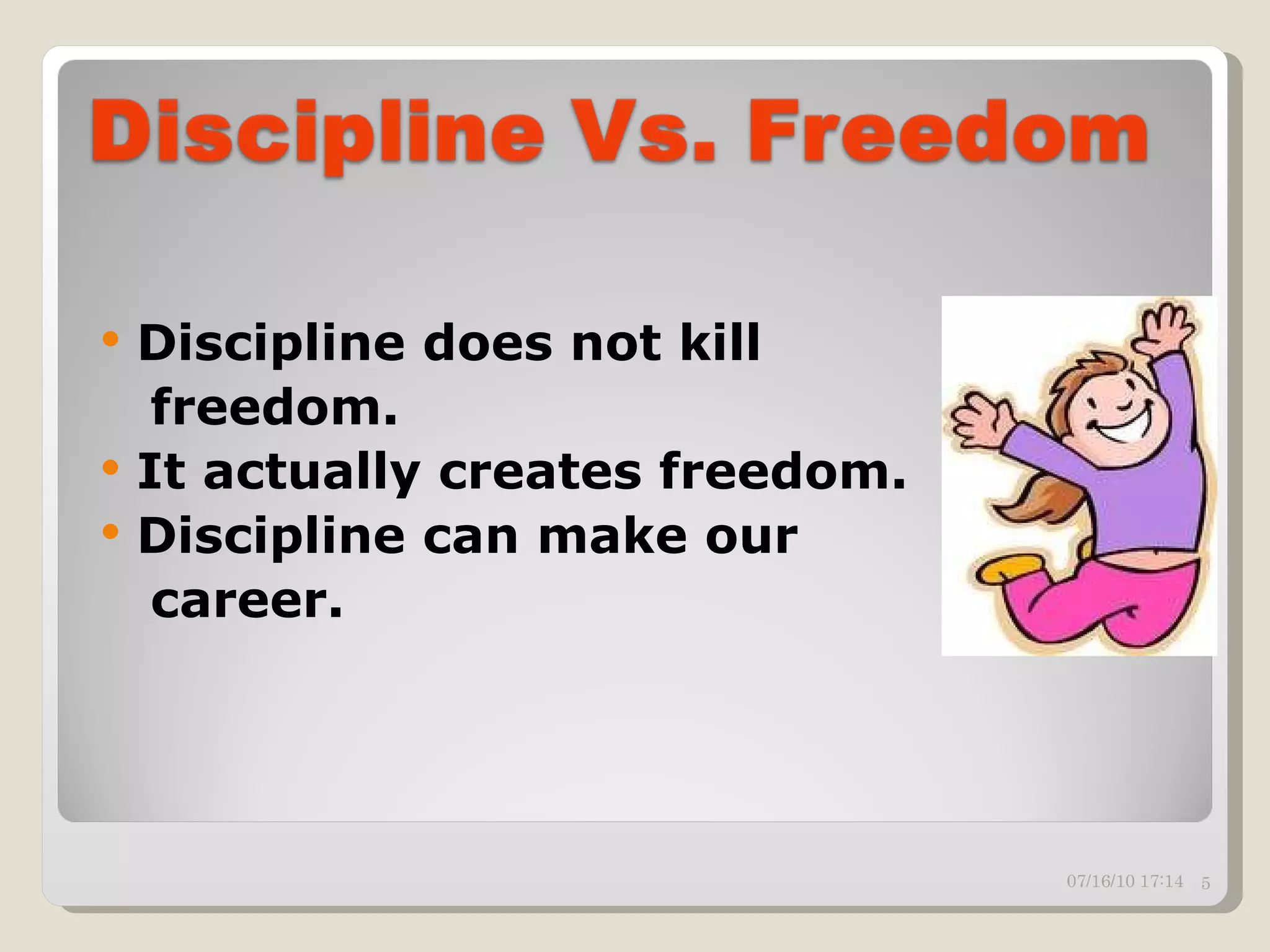 Disciplin | PPT