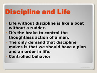 Disciplin | PPT