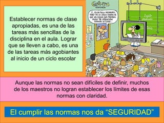 Disciplina en el aula escolar | PPTX