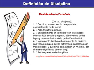 Disciplinaridad | PPT