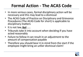 Disciplinaries, grievances and settlement discussions | PDF