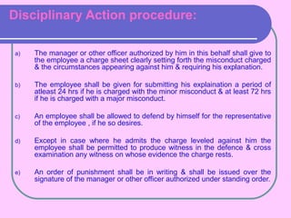 Disciplinary action | PPT