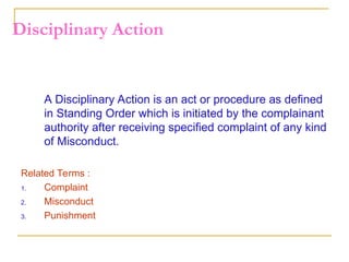 disciplinary action.pptppplplllllllllllll | PPT