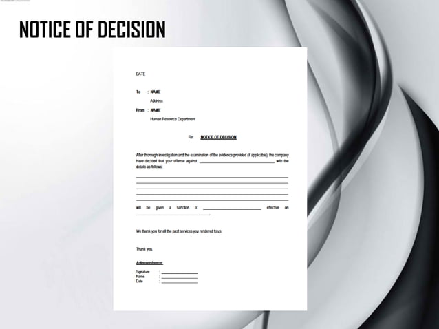 Disciplinary Action Process Disciplinary Action Process