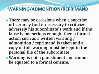 Disciplinary actions | PPTX