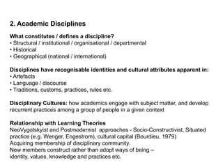 Disciplinary Context | PPT