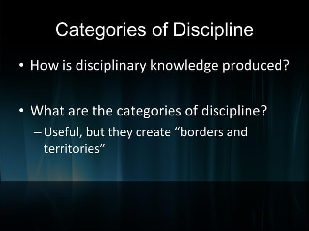 Disciplinary Perspective | PPT