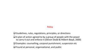 Disciplinary Policies in education system.ppsx