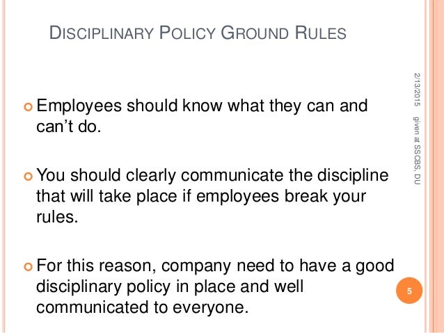 Disciplinary Procedures disciplinary-procedures