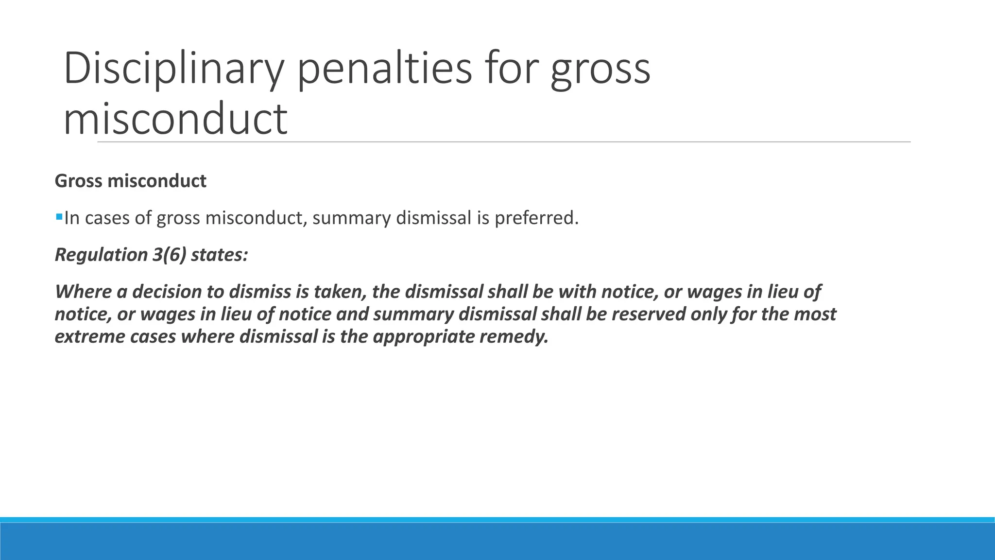 Disciplinary Procedures. In employmentpptx | PPTX