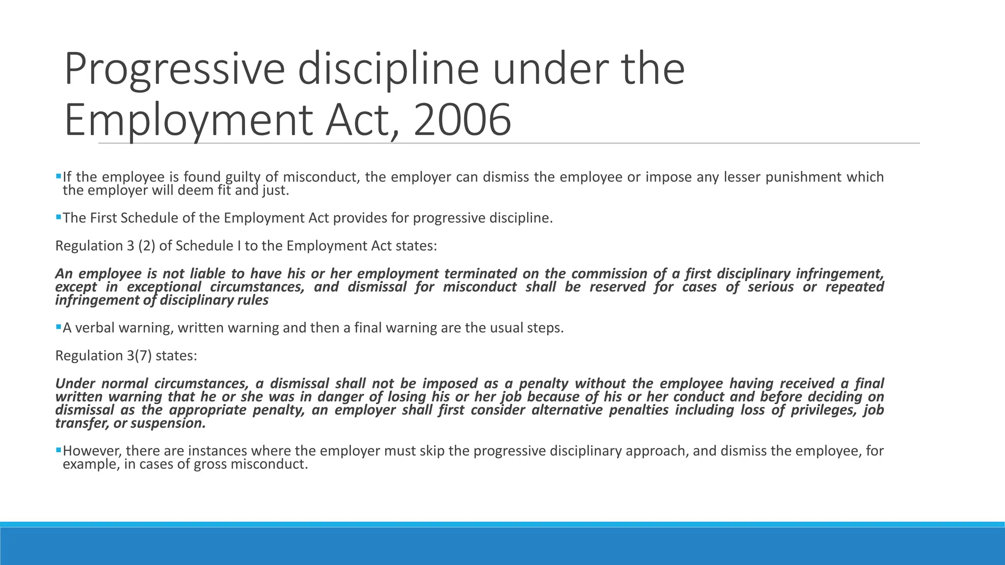 Disciplinary Procedures. In employmentpptx | PPTX