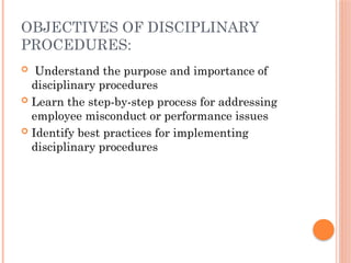 DISCIPLINARY PROCEDURES USED IN HOSPITAL.pptx