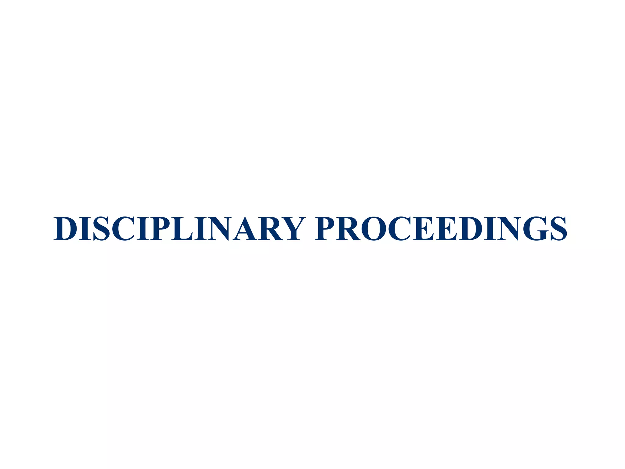 Disciplinary Proceedings.ppt