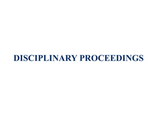 Disciplinary Proceedings.ppt