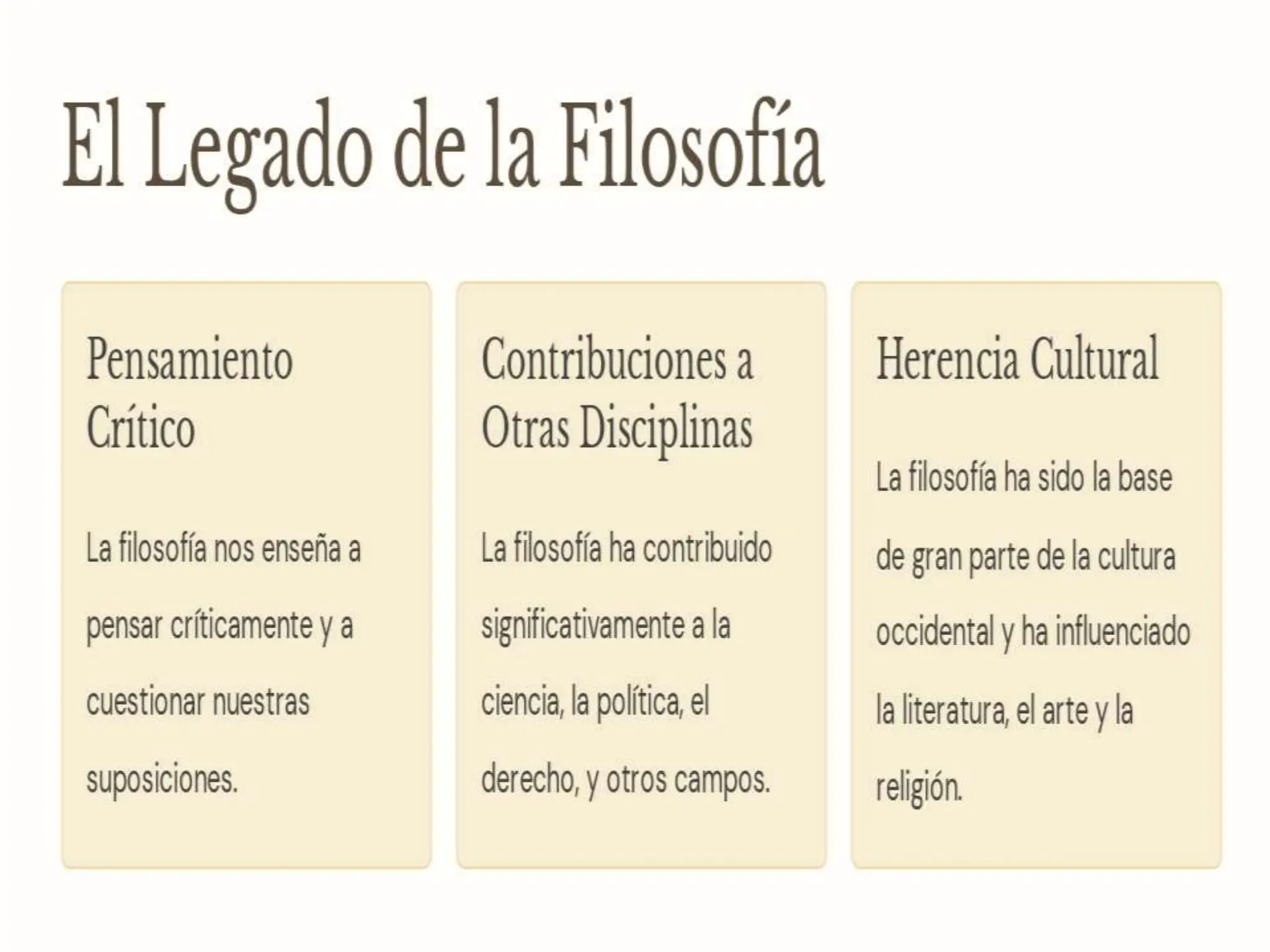 Disciplinas Filosóficas y Relación de la Filosofía con Otras Ciencias.pptx
