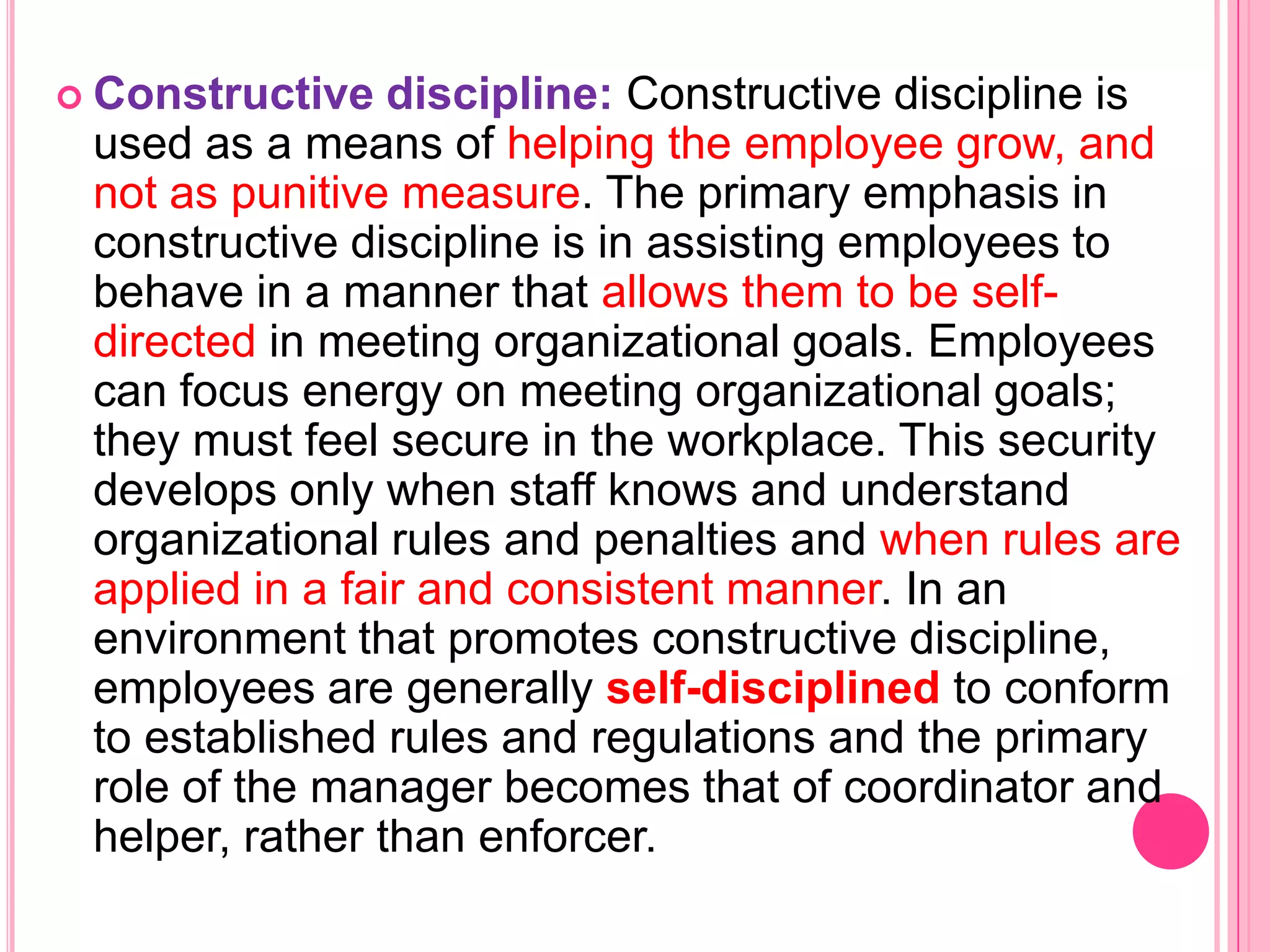 Discipline | PPTX