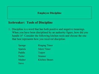 Discipline | PPT | Resume Writing and Advice | Job Search