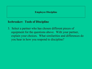 Discipline | PPT | Resume Writing and Advice | Job Search