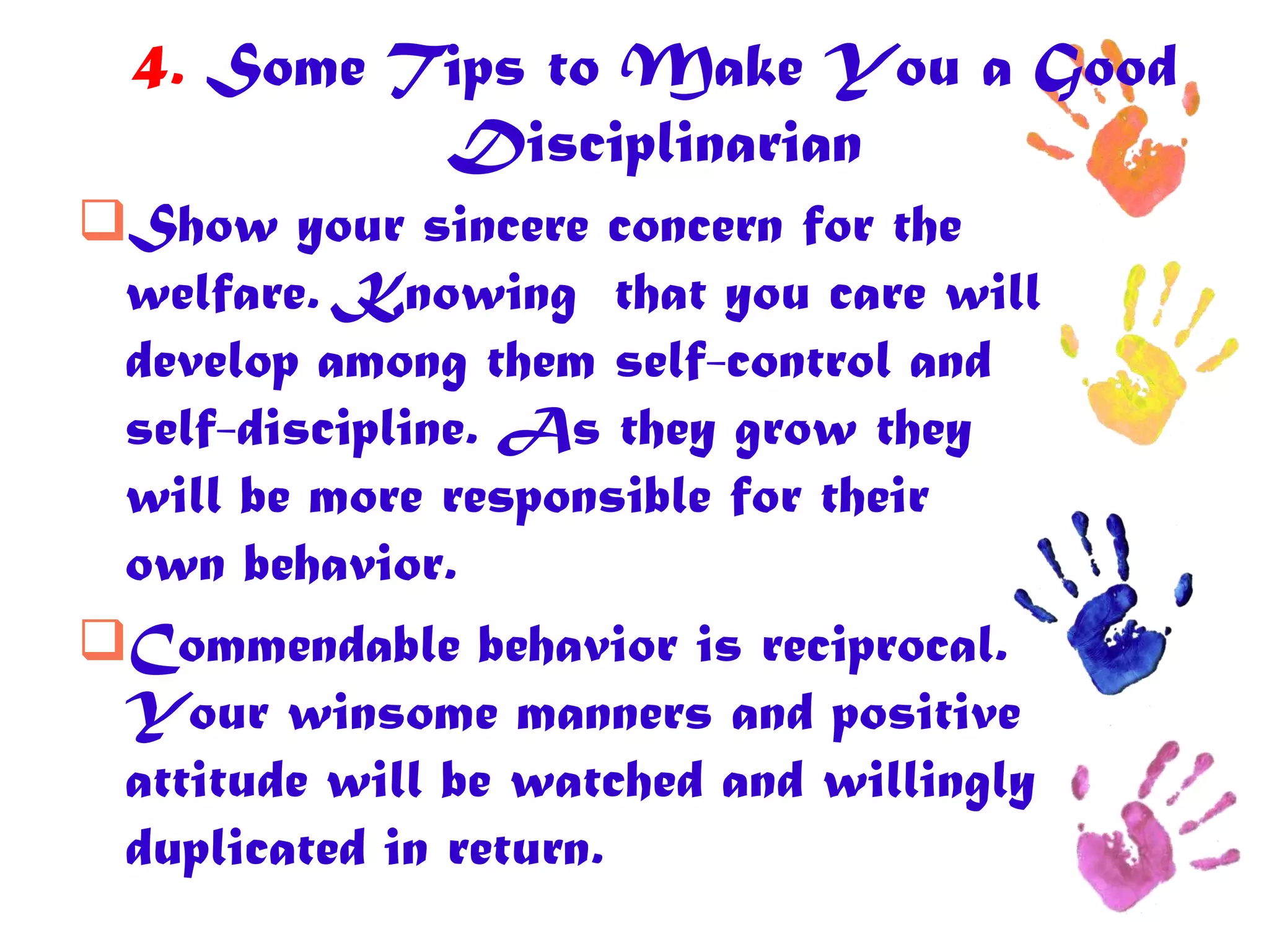 Discipline in Classroom Management | PPTX