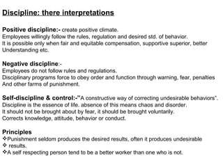Discipline | PPT