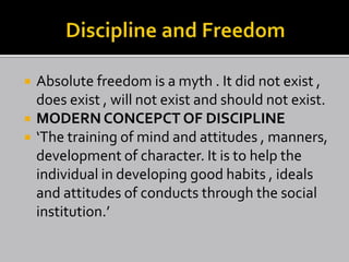 Discipline | PPT