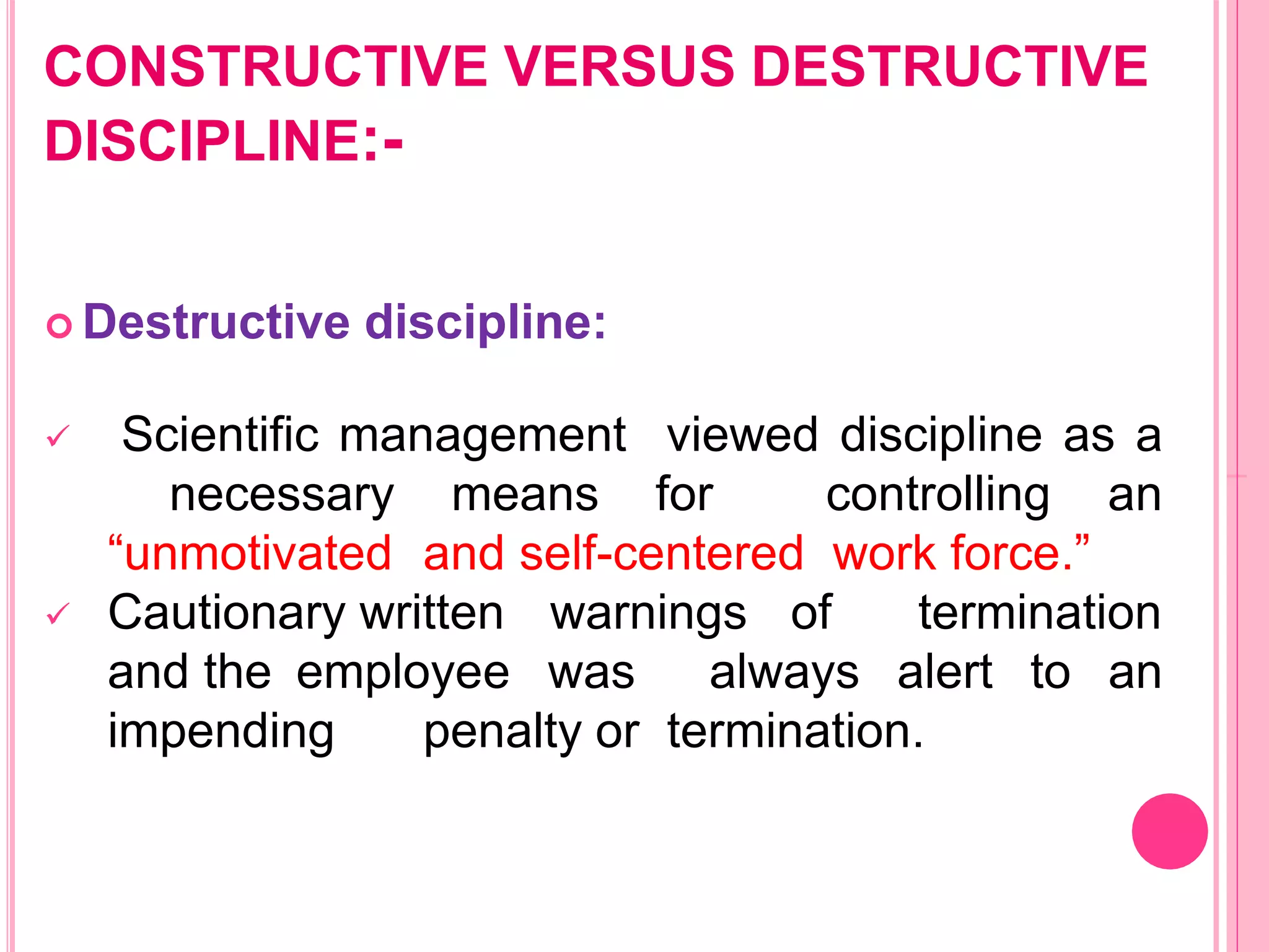 Discipline | PPTX
