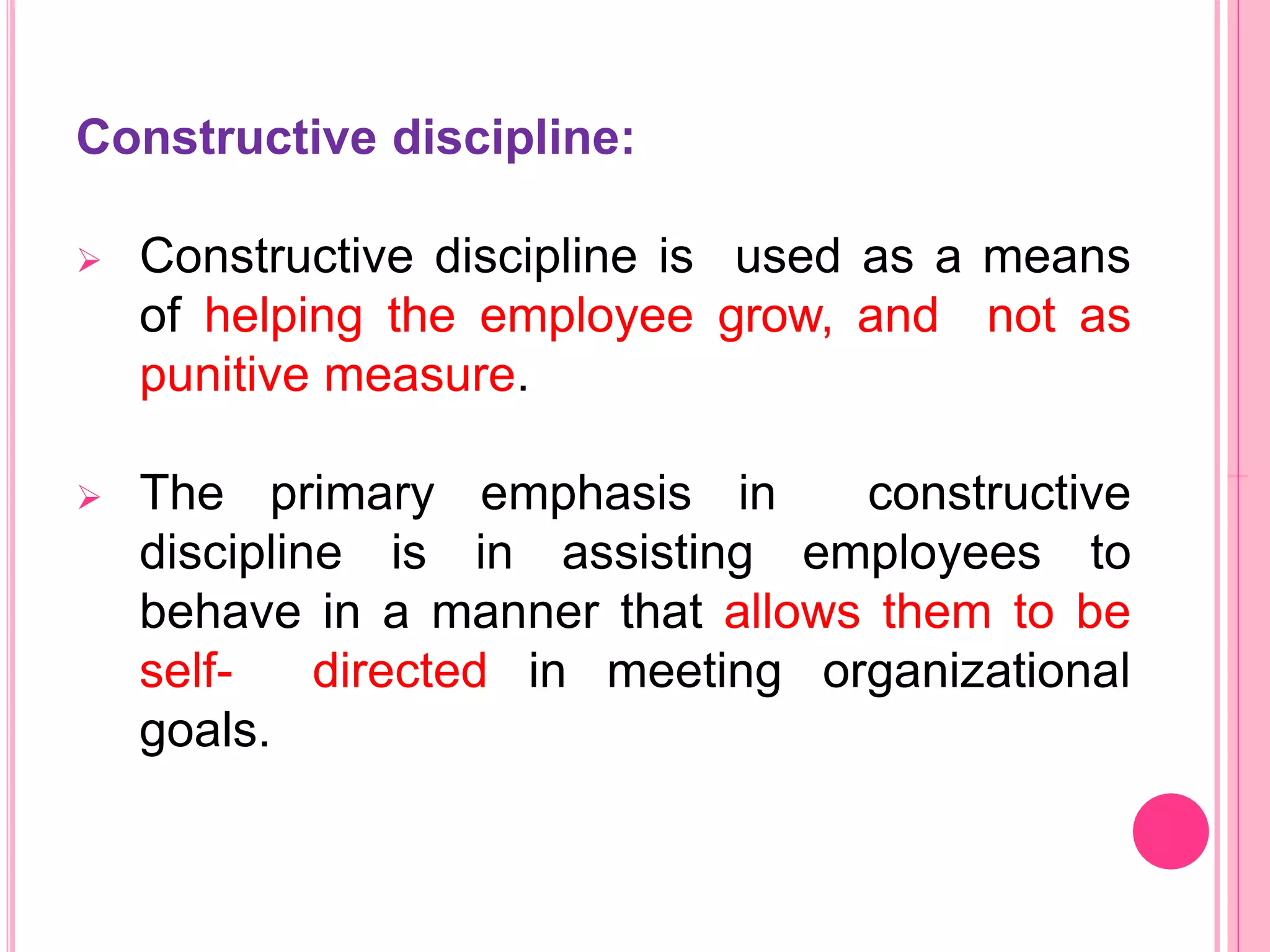 Discipline | PPTX