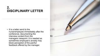 Discipline. pptx (Nursing management) nursing | PPTX