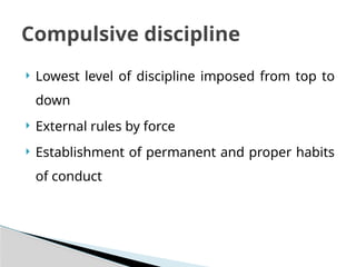 Discipline education ppt for students.... | PPTX