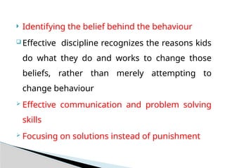 Discipline education ppt for students.... | PPTX