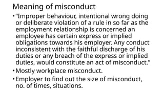 Disciplininary action for engineera ...