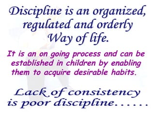Discipline By Ms Chandla | PPT