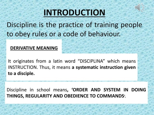 Discipline converted | PDF