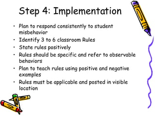 Discipline In The Secondary Classroom | PPT