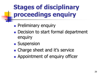 discipline can be self control by which an employee bring his behaviour ...