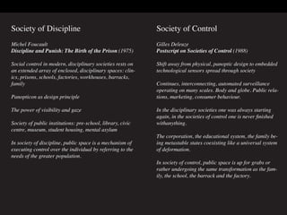 Discipline and Control | PDF