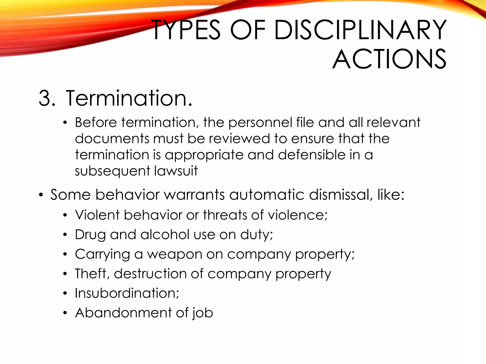 Employee Discipline and Grievance Handling | PPTX