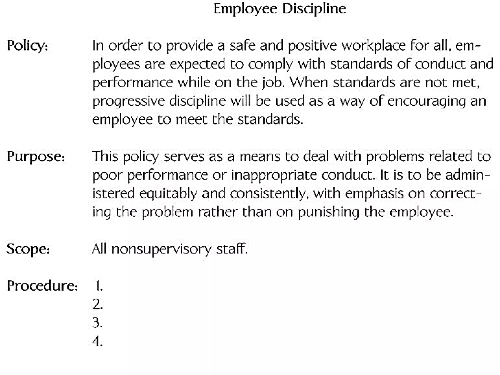 Employee Discipline and Grievance Handling | PPTX