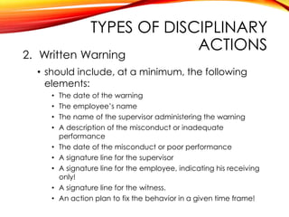 Employee Discipline and Grievance Handling | PPTX