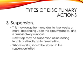 Employee Discipline and Grievance Handling | PPTX