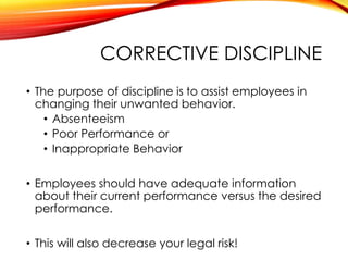 Employee Discipline and Grievance Handling | PPTX