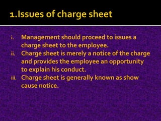 Discipline and grievance | PPTX