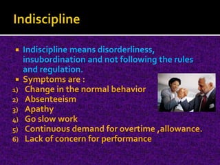 Discipline and grievance | PPTX