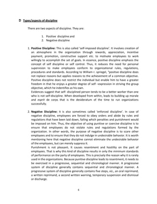 Discipline and grivence management | DOCX
