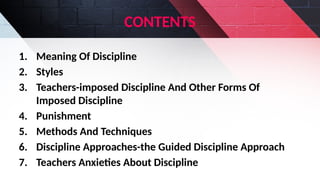 DISCIPLINE AND THE LEARNING SITUATION.pptx